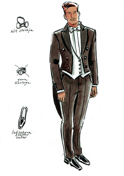 How to wear the dress code WHITE TIE | Dresscode.co.uk